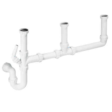 Mcalpine Traps | Gullys - MCALPINE SK3 THREE BOWL WASTE KIT STANDARD ...