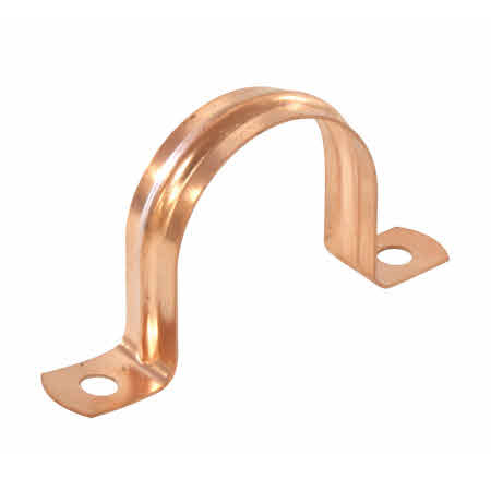 Copper Pipe Clips | Schoolboard Clips | Pipe Rings - COPPER SADDLE CLIP ...