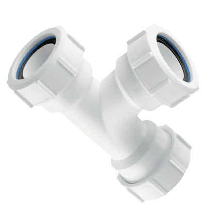 Mcalpine Multifit Waste Pipe Fittings - MCALPINE V1M 1.1/2" SWEPT TEE ...