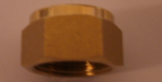 Brass Caps with BSP Thread - BRASS HEXAGON CAP 3/8"BSP - R J Pryce ...