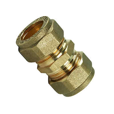 Contract Brass Compression Fittings - COMPRESSION 15MM COUPLING BRASS ...