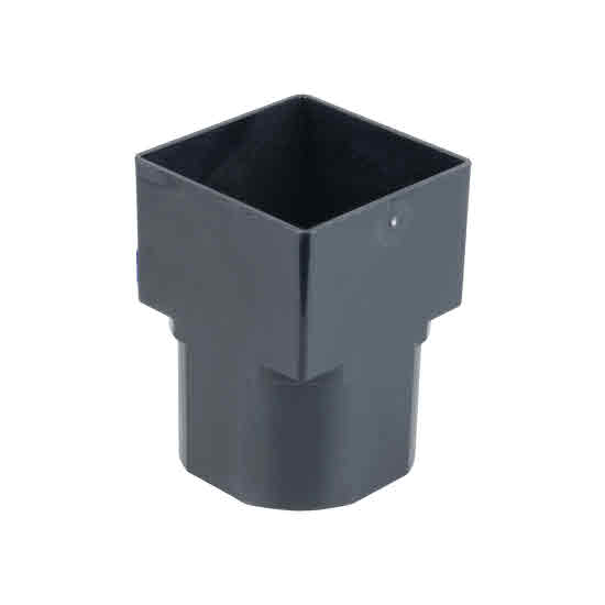 Osma Squareline Rainwater Gutter | Pipe & Fittings - OSMA 4T836 BLACK ...