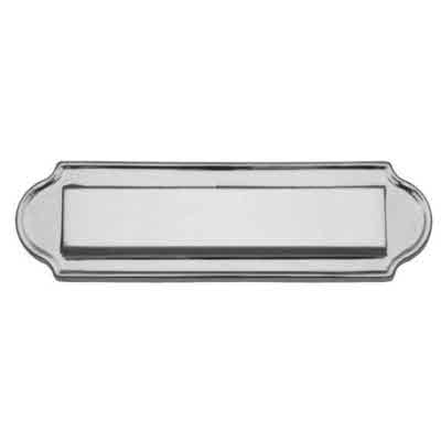 Letterplates - HERITAGE GRAVITY LETTER PLATE 280x76mm SATIN CHROME ...