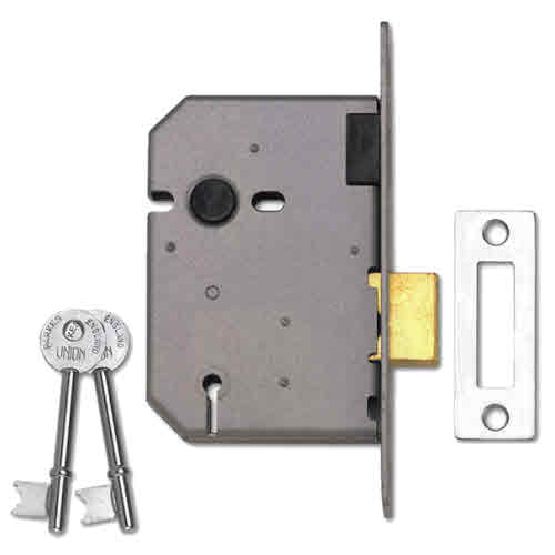 Union 3 Lever Mortice Deadlocks - UNION 2157 MORTICE DEADLOCK 3" 3 ...