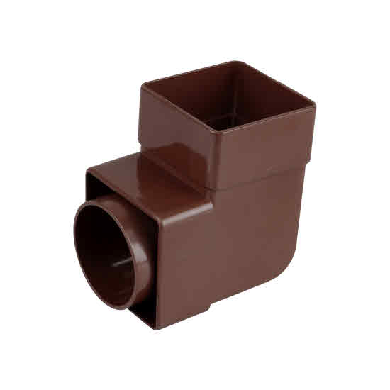 Osma Squareline Rainwater Gutter | Pipe & Fittings - OSMA 4T862 BROWN ...