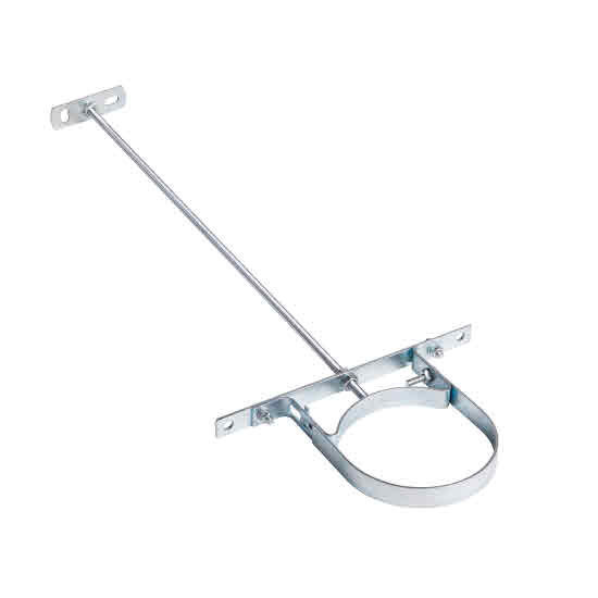 Osma 4" Soil Waste Pipe | Fittings - OSMASOIL 4S086 BZP 4" PIPE BRACKET ...