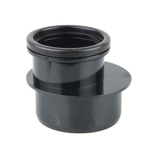 Osma 4" Soil Waste Pipe | Fittings - OSMASOIL 4S095 110MM X 82MM BLACK ...