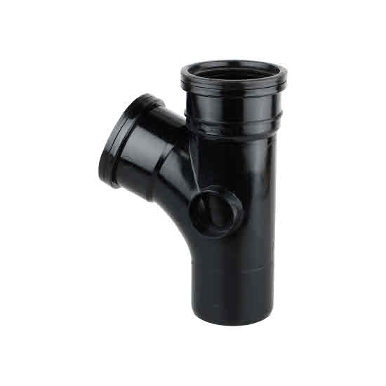 Osma 4" Soil Waste Pipe | Fittings - OSMASOIL 4S200 BLACK S/S SINGLE ...