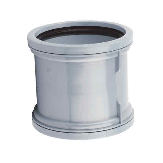 Osma 4" Soil Waste Pipe | Fittings - OSMASOIL 4S205 GREY 4" D/S DOUBLE ...