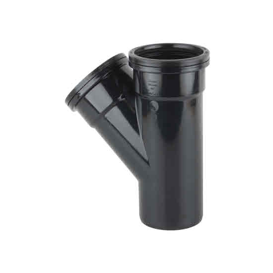 Osma 4" Soil Waste Pipe | Fittings - OSMASOIL 4S210 BLACK S/S SINGLE ...
