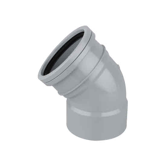 Osma 4" Soil Waste Pipe | Fittings - OSMASOIL 4S363 GREY 4IN S/SW BEND ...