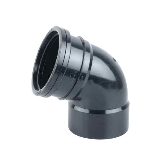 Osma 4" Soil Waste Pipe | Fittings - OSMASOIL 4S440 BLACK 4IN S/SW ...