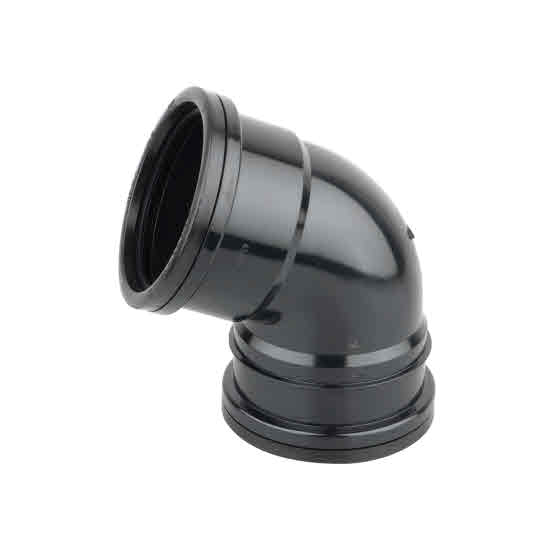 Osma 4" Soil Waste Pipe | Fittings - OSMASOIL 4S445 BLACK 4IN D/S ...