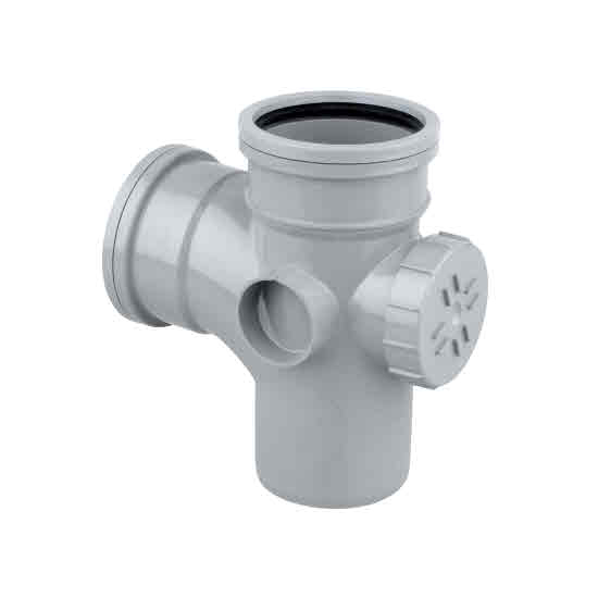 Osma 4" Soil Waste Pipe | Fittings - OSMASOIL 4S502 GREY 4" S/S ACCESS ...