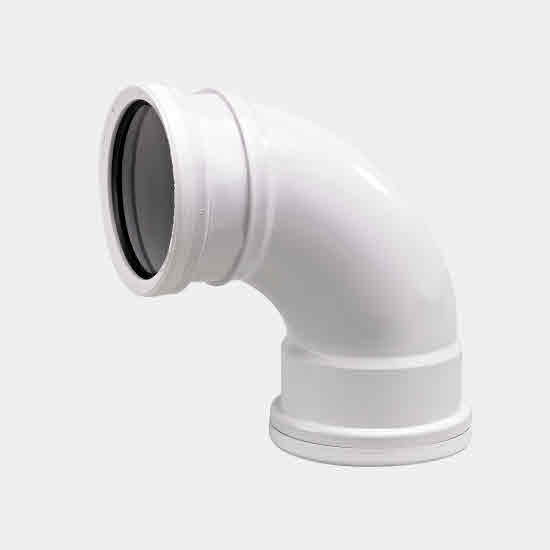 Osma 4" Soil Waste Pipe | Fittings - OSMASOIL 4S561 WHITE 4" D/S BEND ...