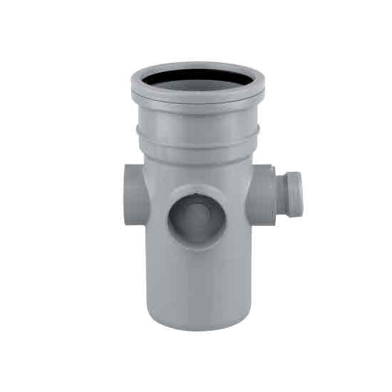 Osma 4" Soil Waste Pipe | Fittings - OSMASOIL 4S581 GREY 4" S/S BOSSED ...