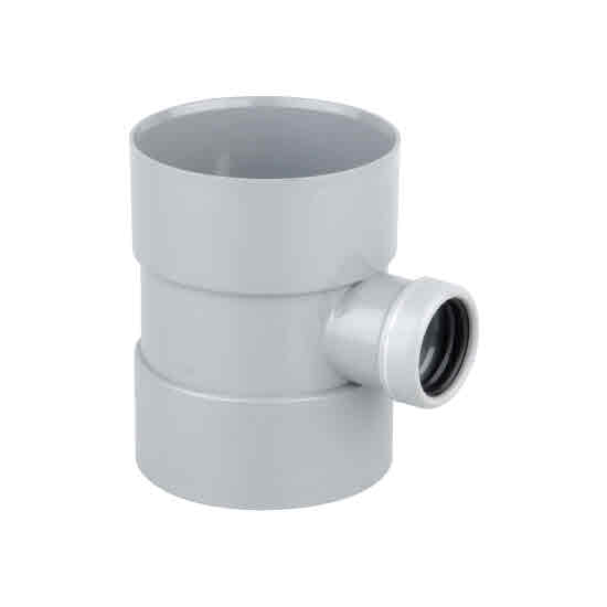 Osma 4" Soil Waste Pipe | Fittings - OSMASOIL 4S584 GREY 4" DSW BOSSED ...