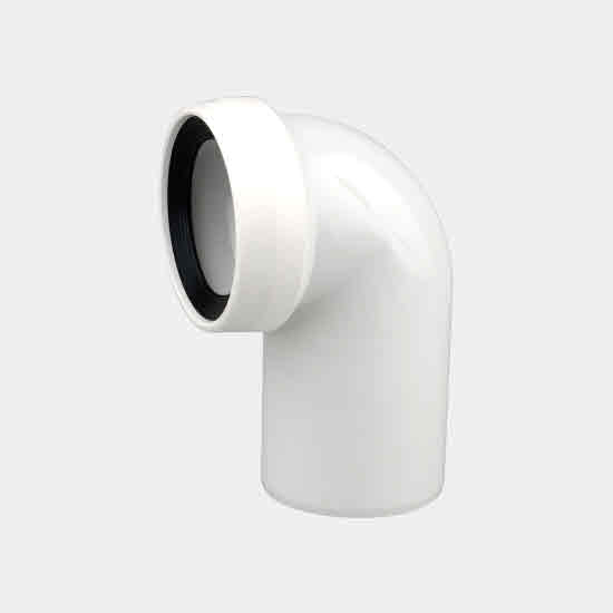 Osma 4" Soil Waste Pipe | Fittings - OSMASOIL 4S771 WHITE 90 DEGREE PAN ...