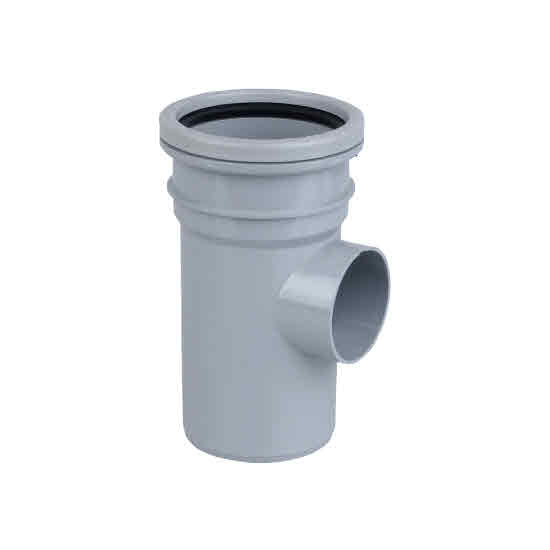 Osma 3" Soil Waste Pipe | Fittings - OSMASOIL 3S649 GREY S/S BOSSED ...