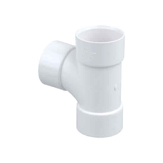 Osma Weld Plastic Waste Pipe & Fittings - OSMAWELD 5Z190 WHITE 40MM TEE ...
