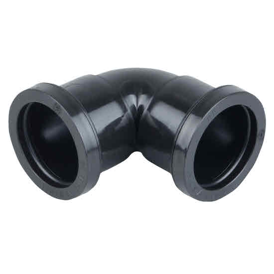 Osma Pushfit Waste Pipe | Fittings - OSMA 4W160 BLACK 32MM KNUCKLE BEND ...