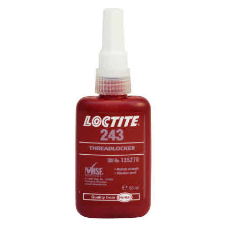 Loctite Adhesives & Sealants - LOCTITE 243-10ML THREADLOCKER MEDIUM ...