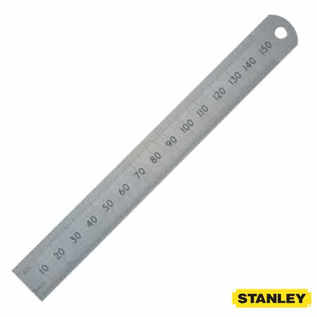 Stainless Steel Rules - STANLEY/RABONE 64R RUSTLESS RULE 150MM/6 0 35 ...