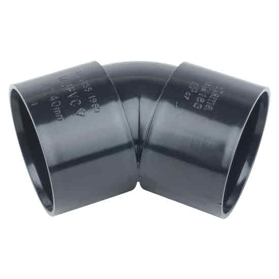 - OSMA 4M163 BLACK PVC-C WELD 32MM 45 DEGREE BEND - R J Pryce ...